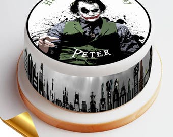 Joker cake topper | Etsy