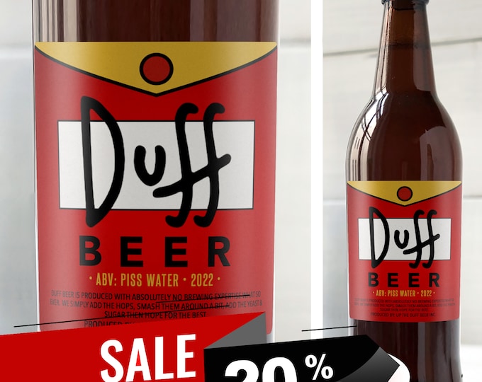 Duff Beer Sticker - Etsy
