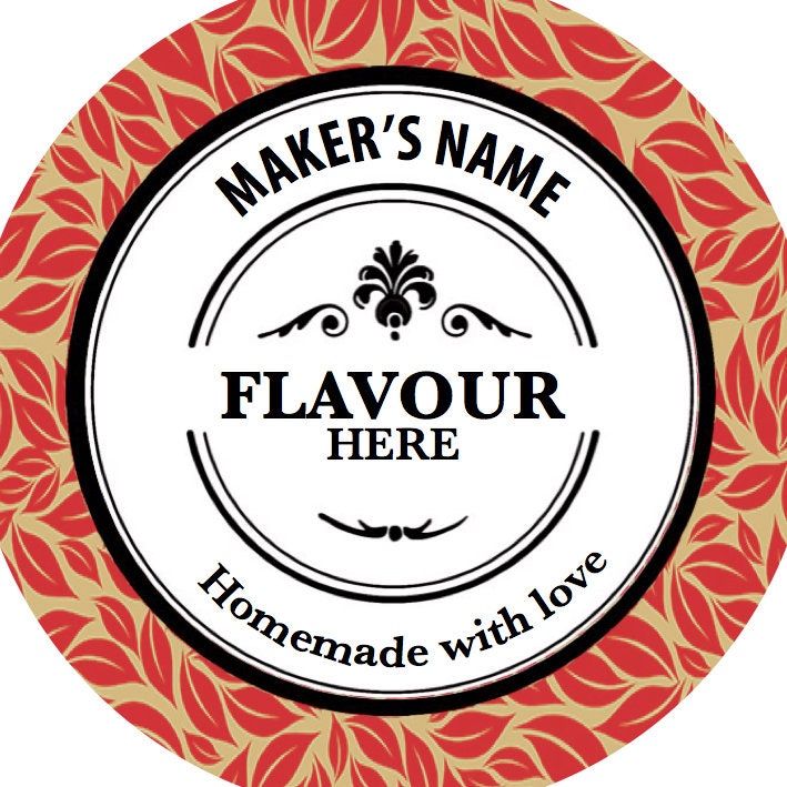 24 or 30 Personalised Jam Preserve Conserve Sticky Labels - Etsy UK