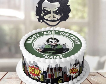Joker Cake Topper | Etsy