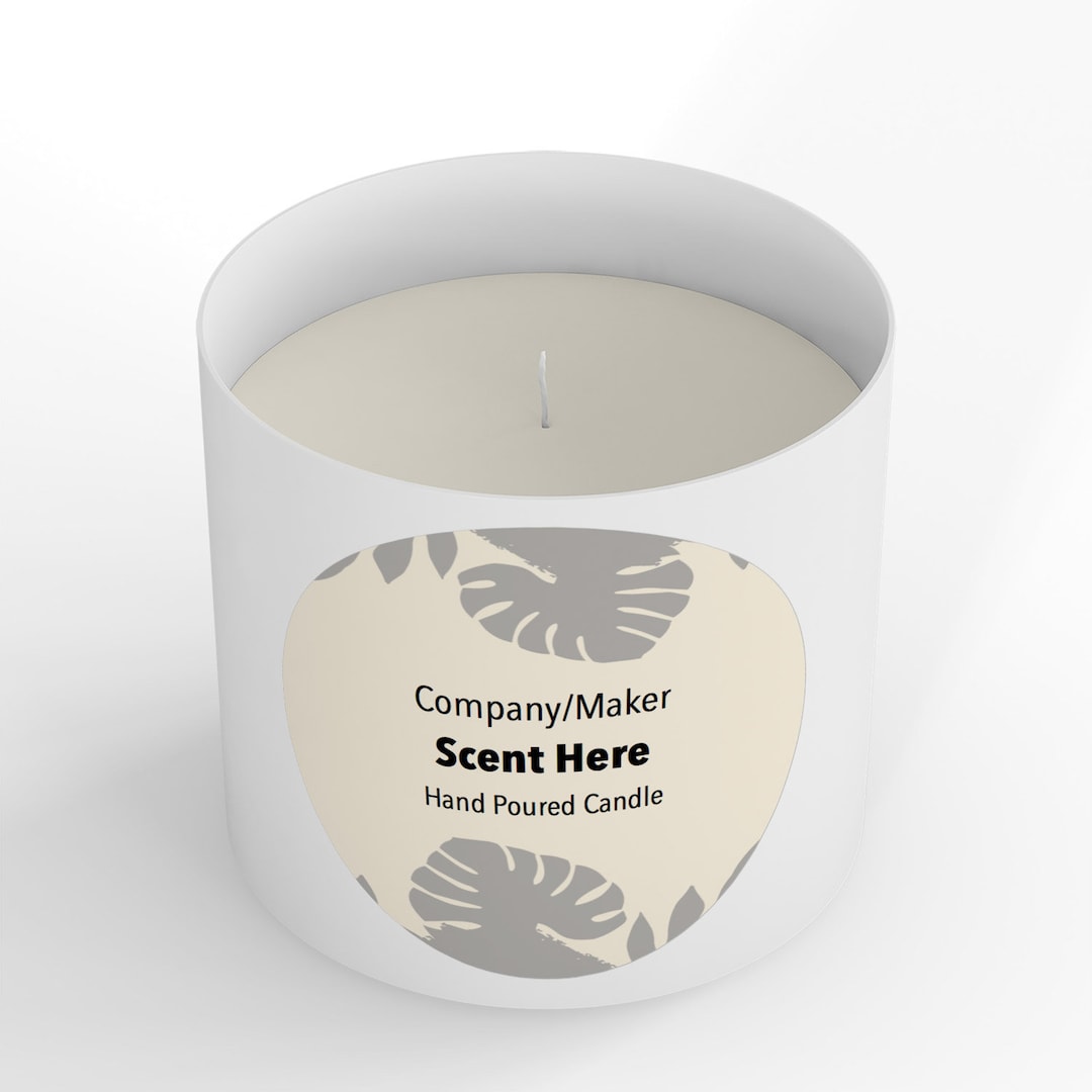 Personalised Custom Candle Design Labels Personalized Custom Printed ...