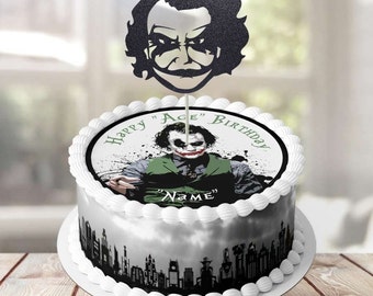Joker Cake Topper | Etsy