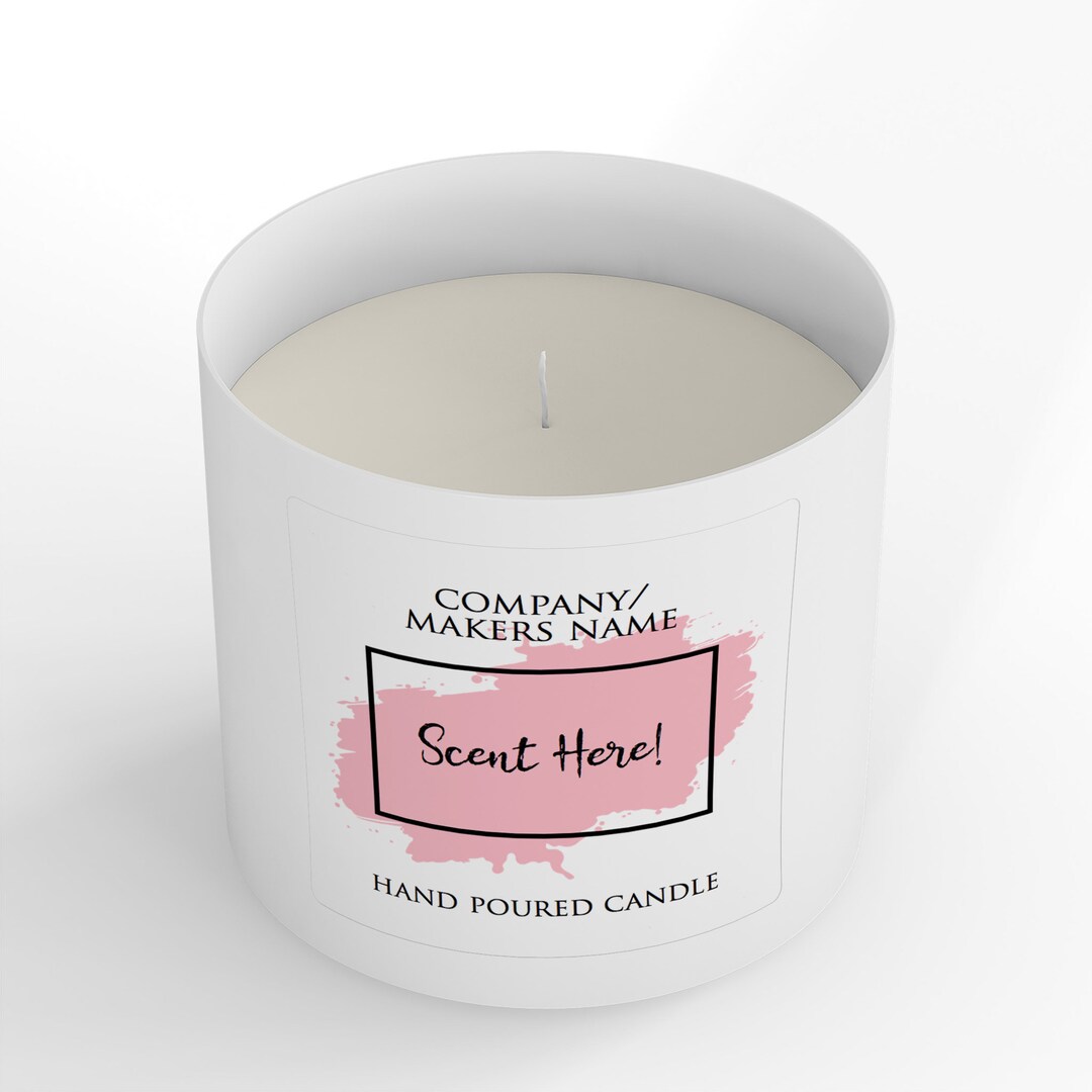 Personalised Custom Candle Design Labels - Personalized Custom Printed ...