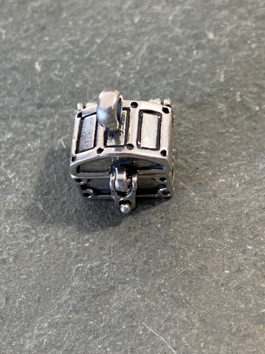 Sterling Silver Prayer Box Charm - Etsy