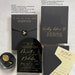 Black Dome Shape Acrylic Wedding Invitations Arch Invite Modern Classic ...