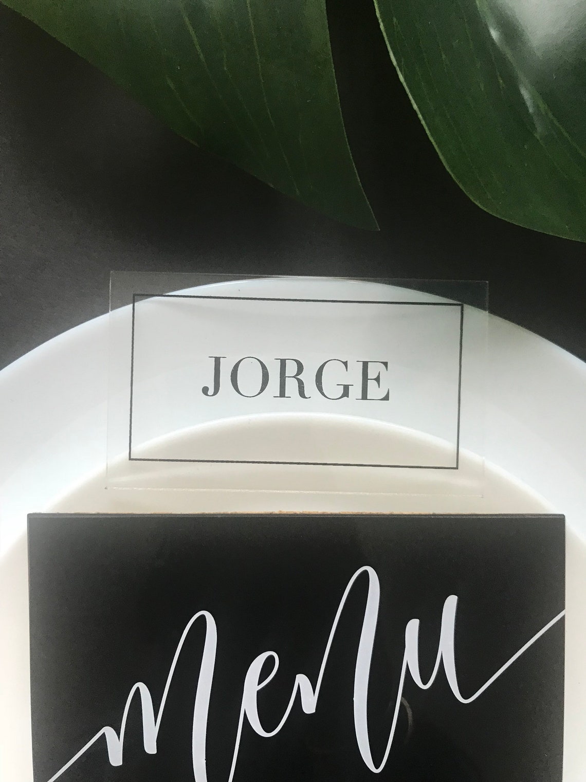 100 Clear Acrylic Name Cards WEDDING Place Cards 2x4 - Etsy
