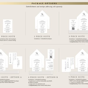 Curved Invitations Arch Acrylic Wedding Invitations With Envelopes ...