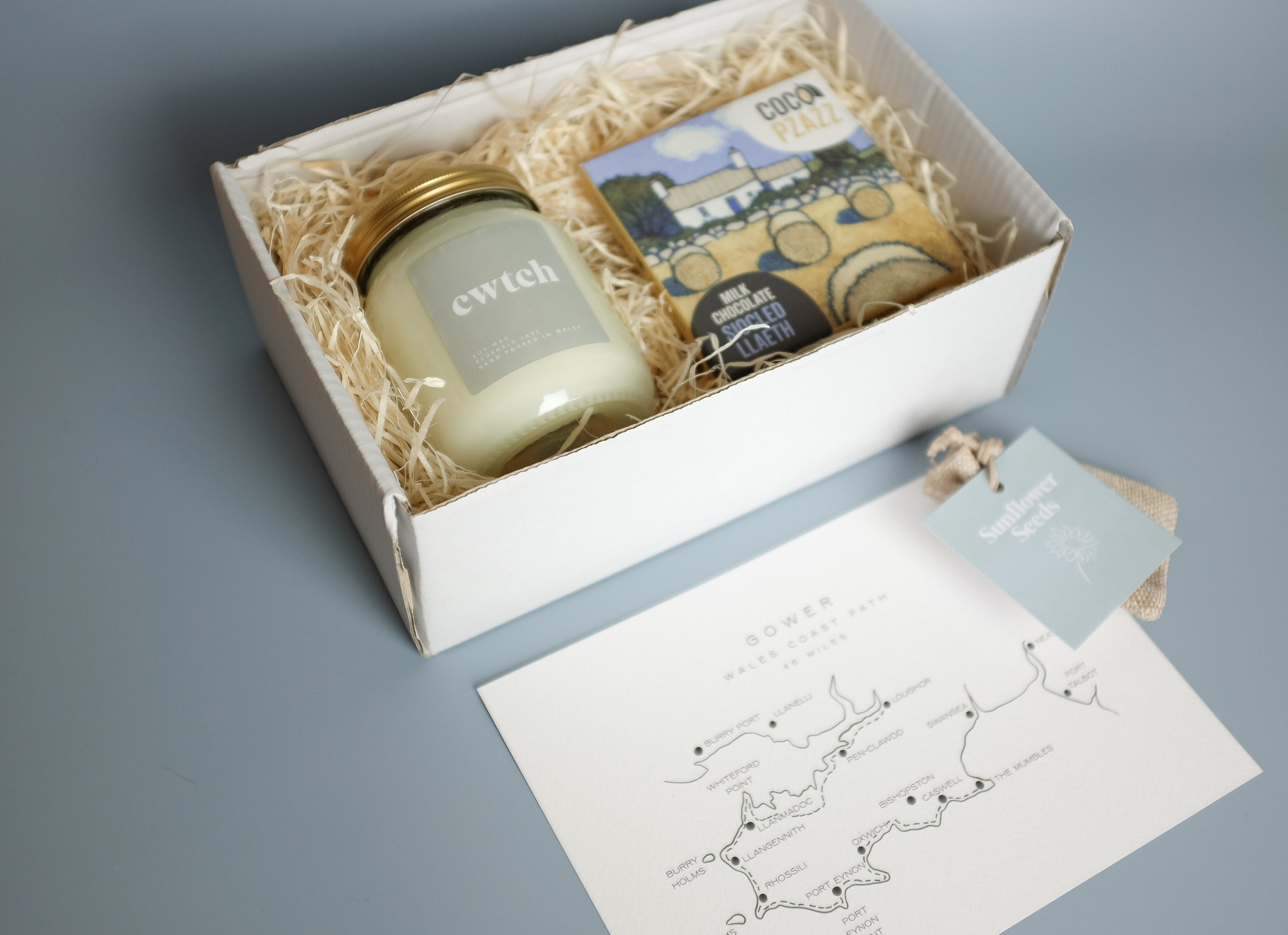 Welsh Gift Box Cwtch Box Welsh Present Custom Gift Box Welsh Birthday ...