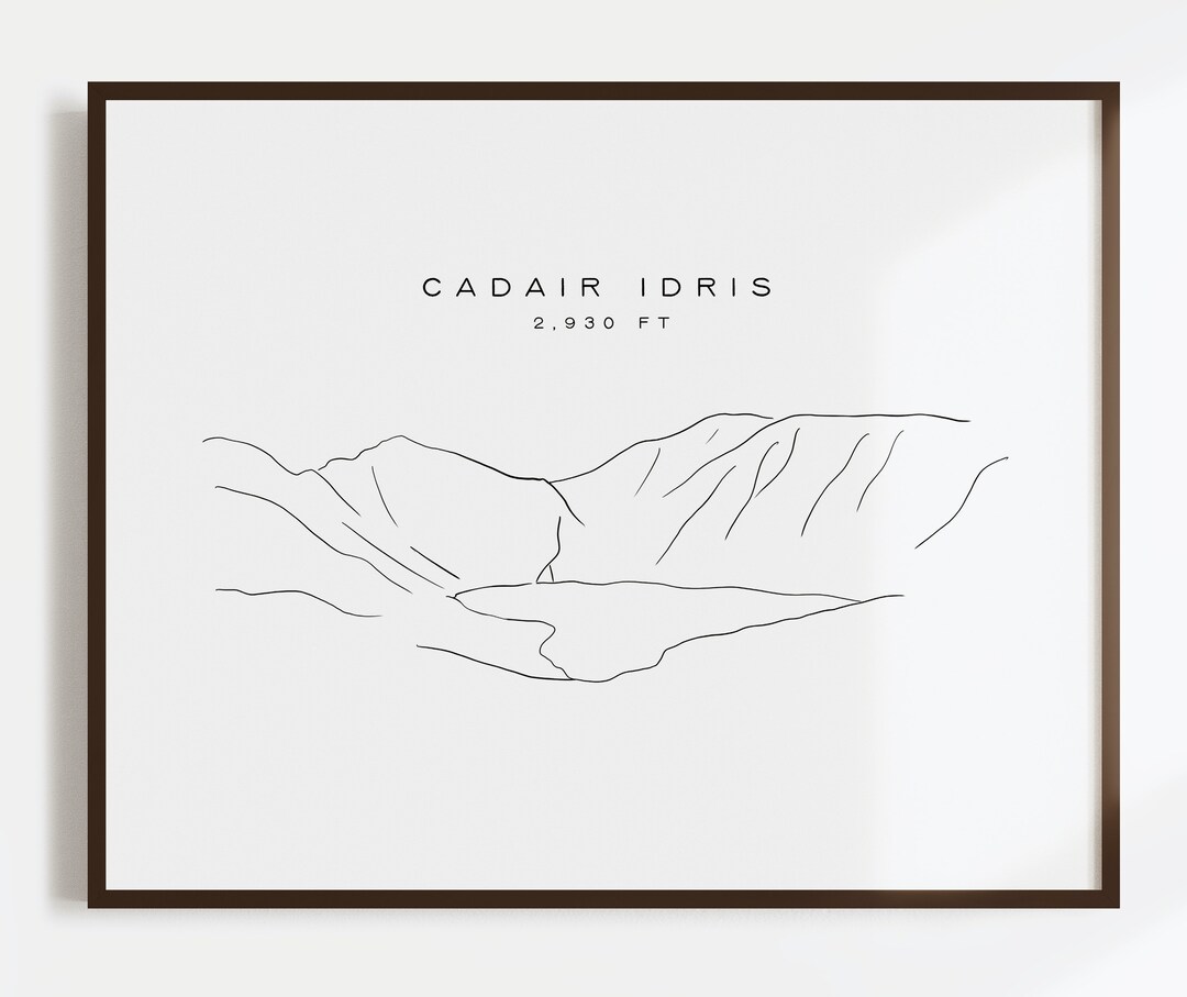 Cadair Idris Wales Print - Etsy