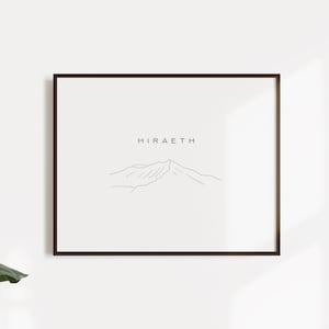 Hiraeth Welsh Print - Etsy UK