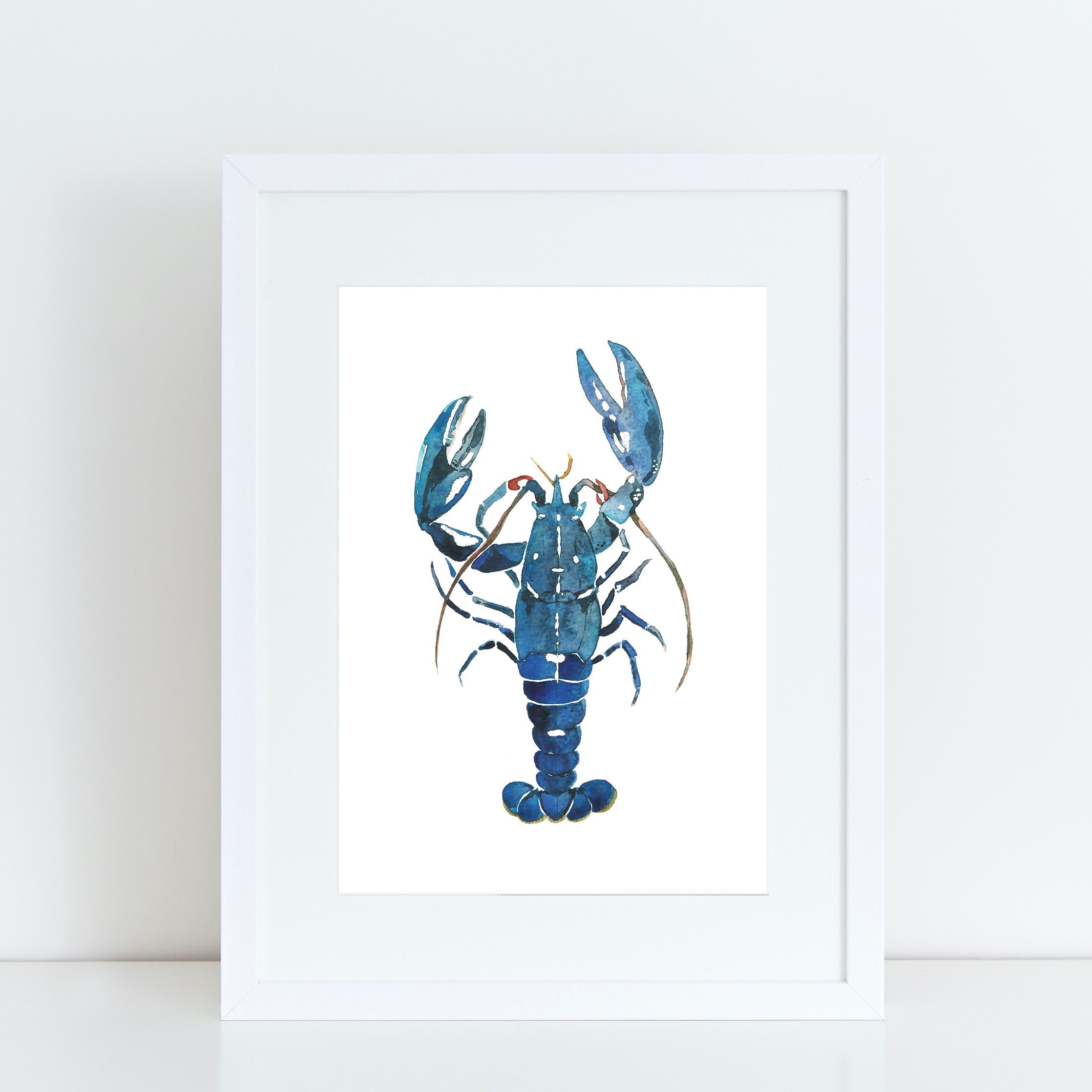 Hummer Aquarell Druck - Custom Option verfügbar - Etsy.de