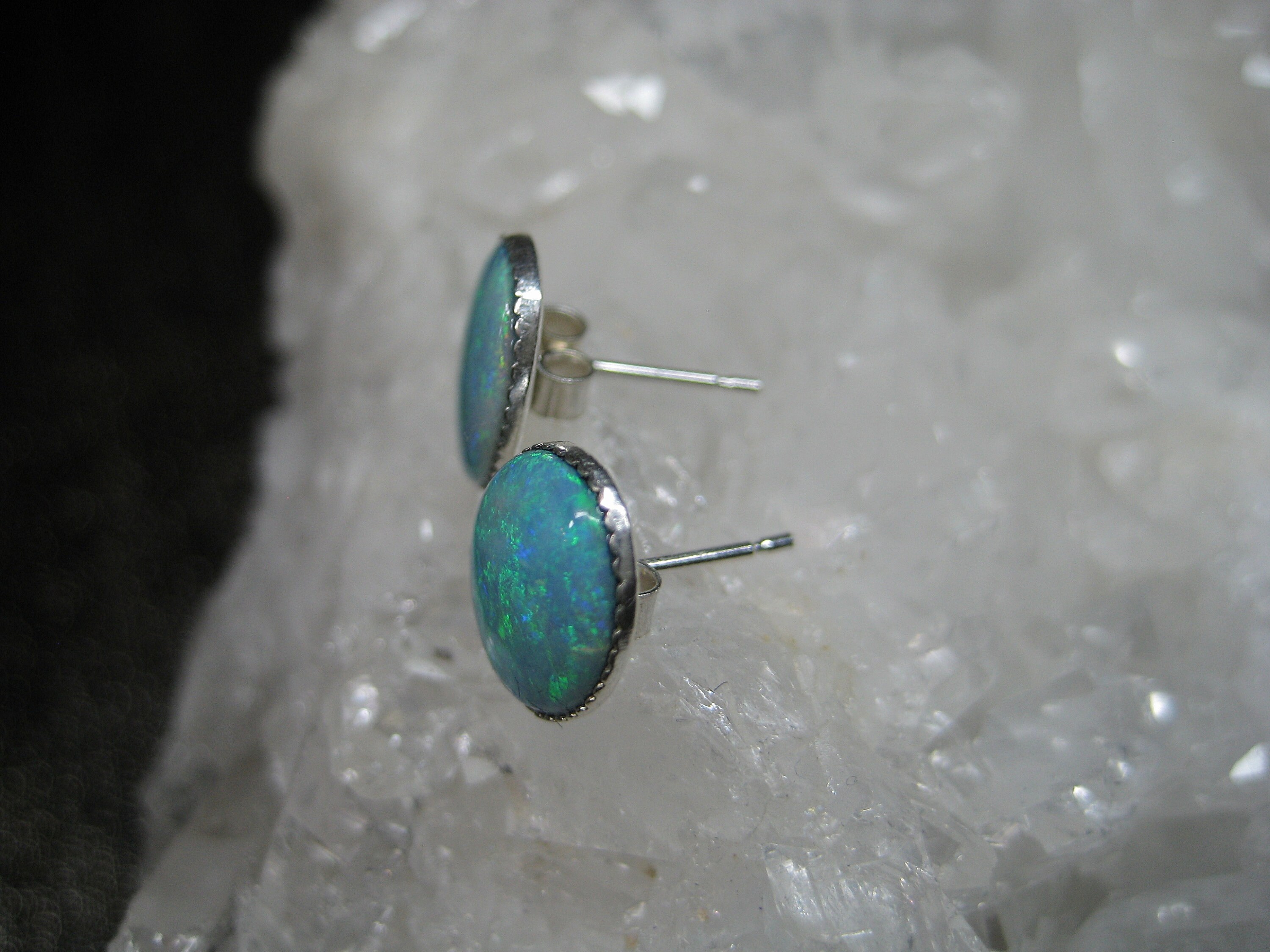 Opal Earrings, Earrings, Opal, Crystal Opal, Real Australian Opals ...