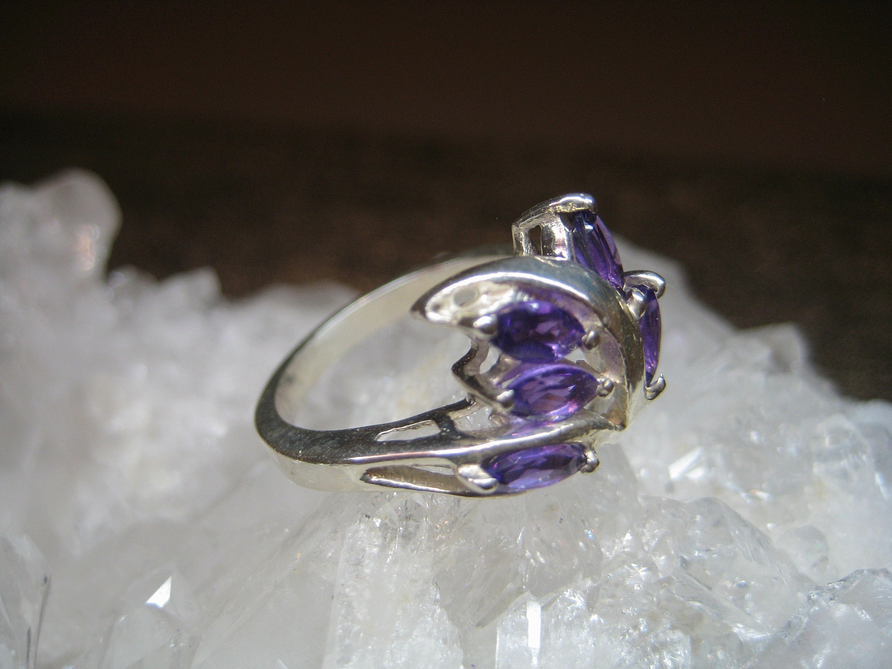 Amethyst Silver Ring, Amethyst 925 Silver, Amethyst Ring, Amethyst ...