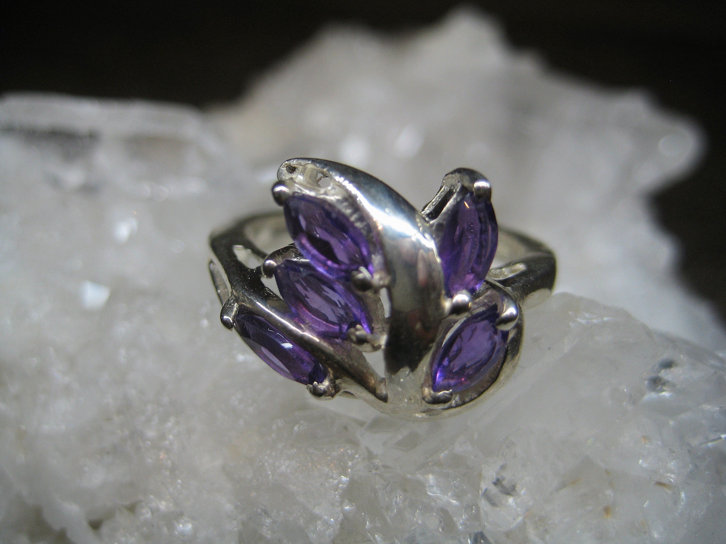 Amethyst Silver Ring, Amethyst 925 Silver, Amethyst Ring, Amethyst ...