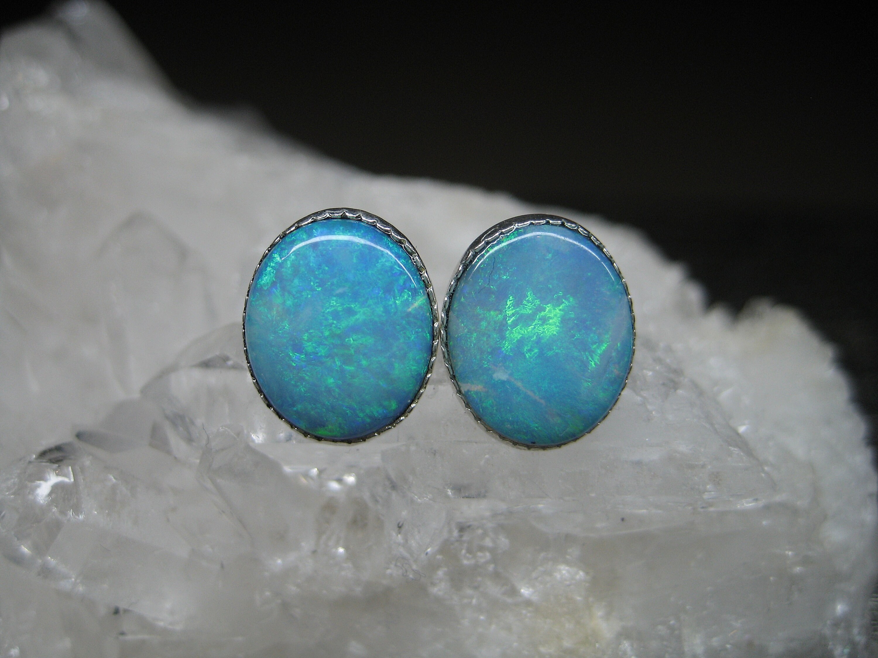 Opal Earrings, Earrings, Opal, Crystal Opal, Real Australian Opals ...