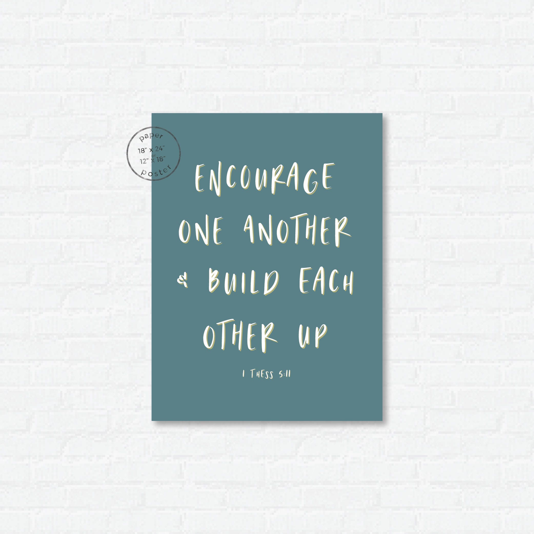 Encourage One Another