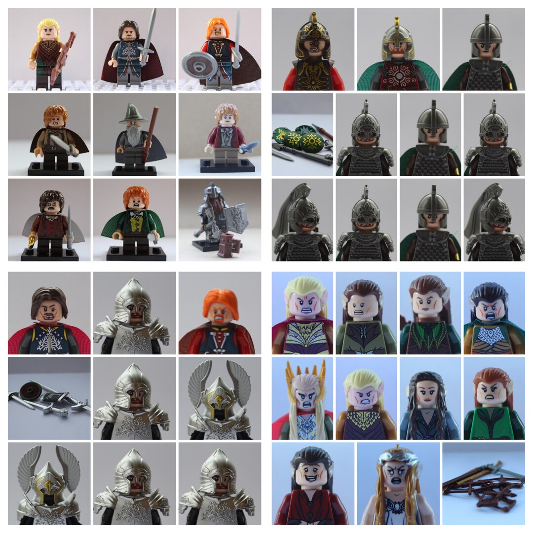 Lord of the Rings Hobbit Table Top War Game Mini Toy Action Figures ...