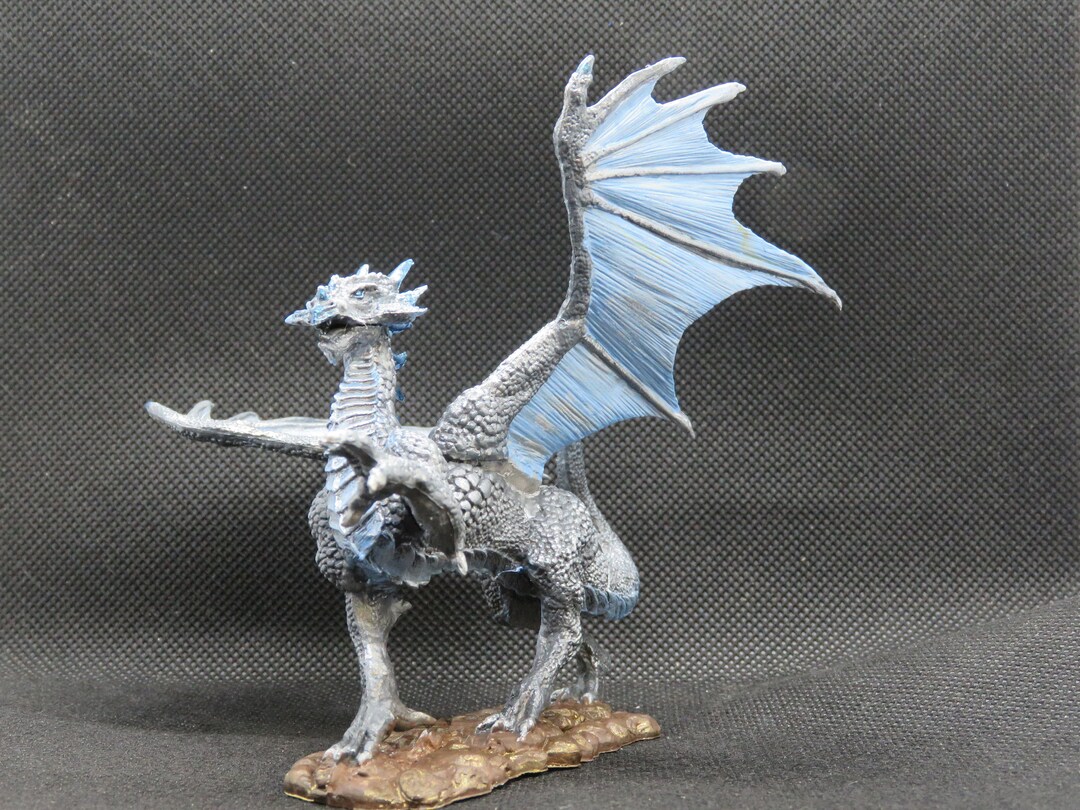 Hand Painted: the Ice Dragon - Etsy