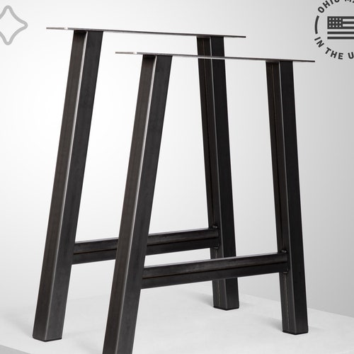 Metal A Frame Table Legs Set of 2 Modern Industrial Legs - Etsy