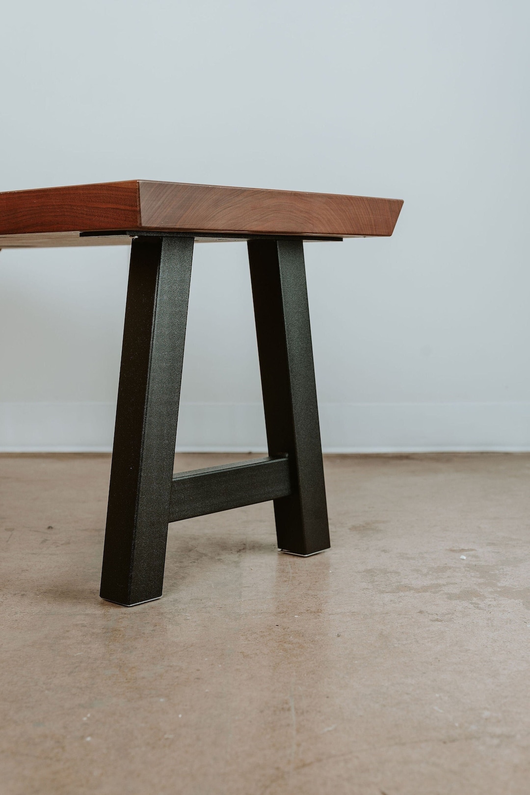 Metal Bench Legs , Farmhouse Table Legs, Set of 2 - Etsy