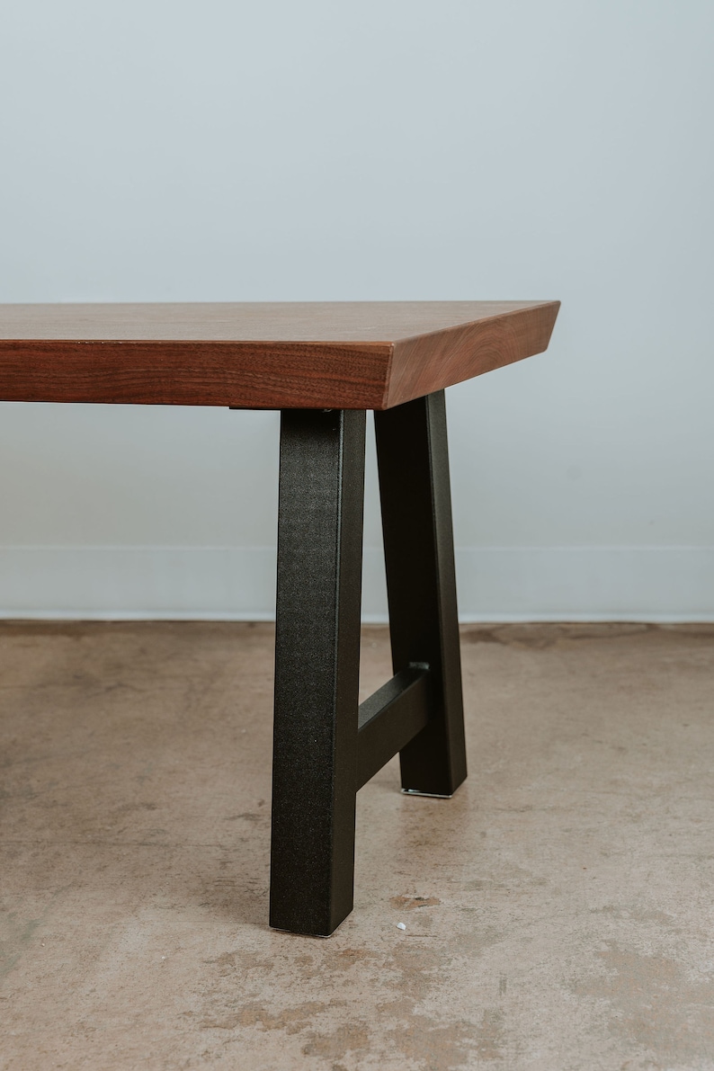 Metal Bench Legs Farmhouse Table Legs Set of 2 - Etsy