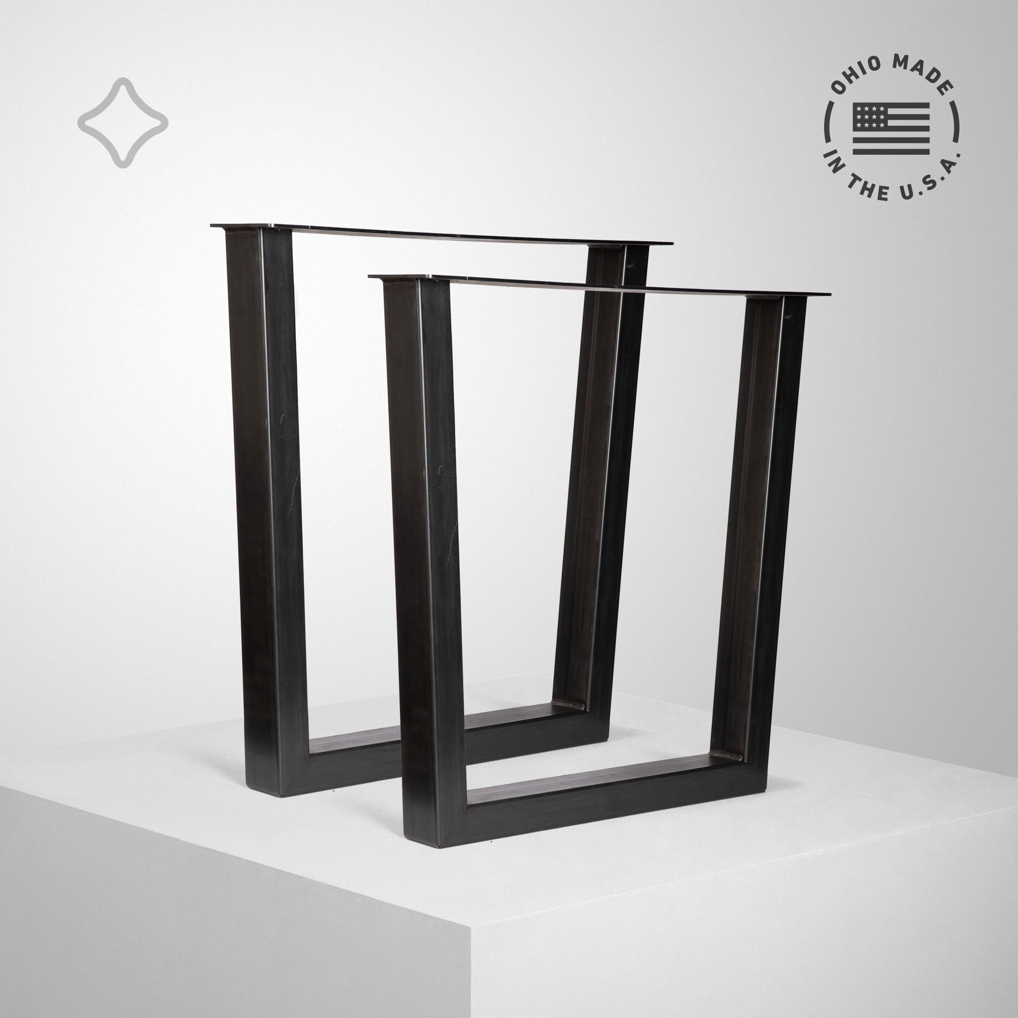 Metal Table Legs Live Edge Table Base Heavy Duty Table Leg - Etsy