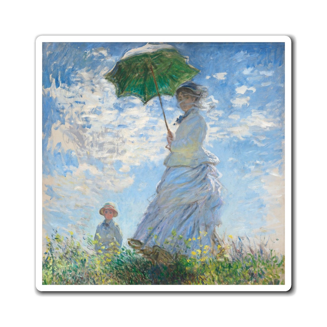 Mrs Monet and Son Claude Monet Magnet - Etsy
