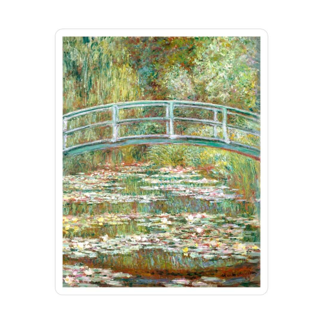 The Bridge at Giverny, Claude Monet - 3 X 4 Inch Vinyl Decal - Etsy