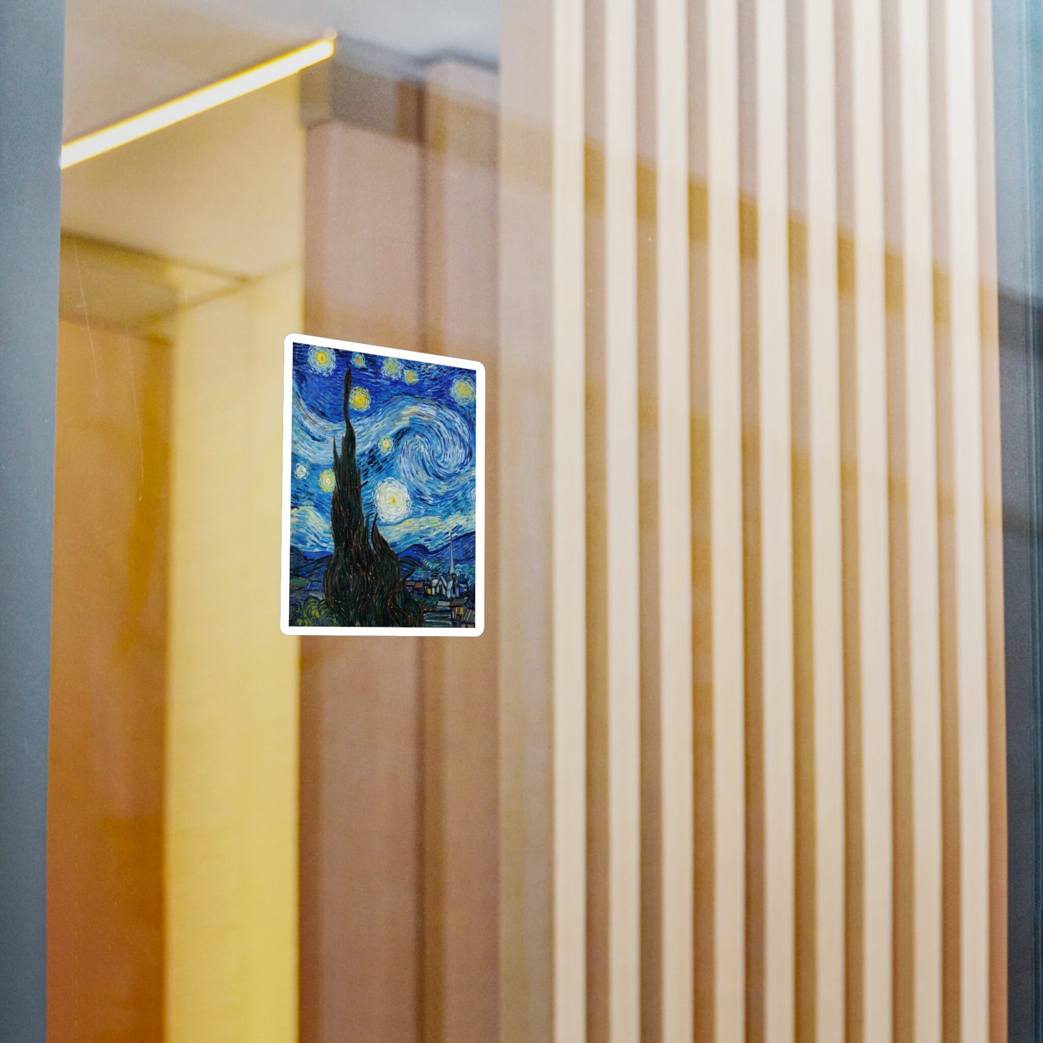 Starry Night, Van Gogh - Vinyl Decal - Etsy