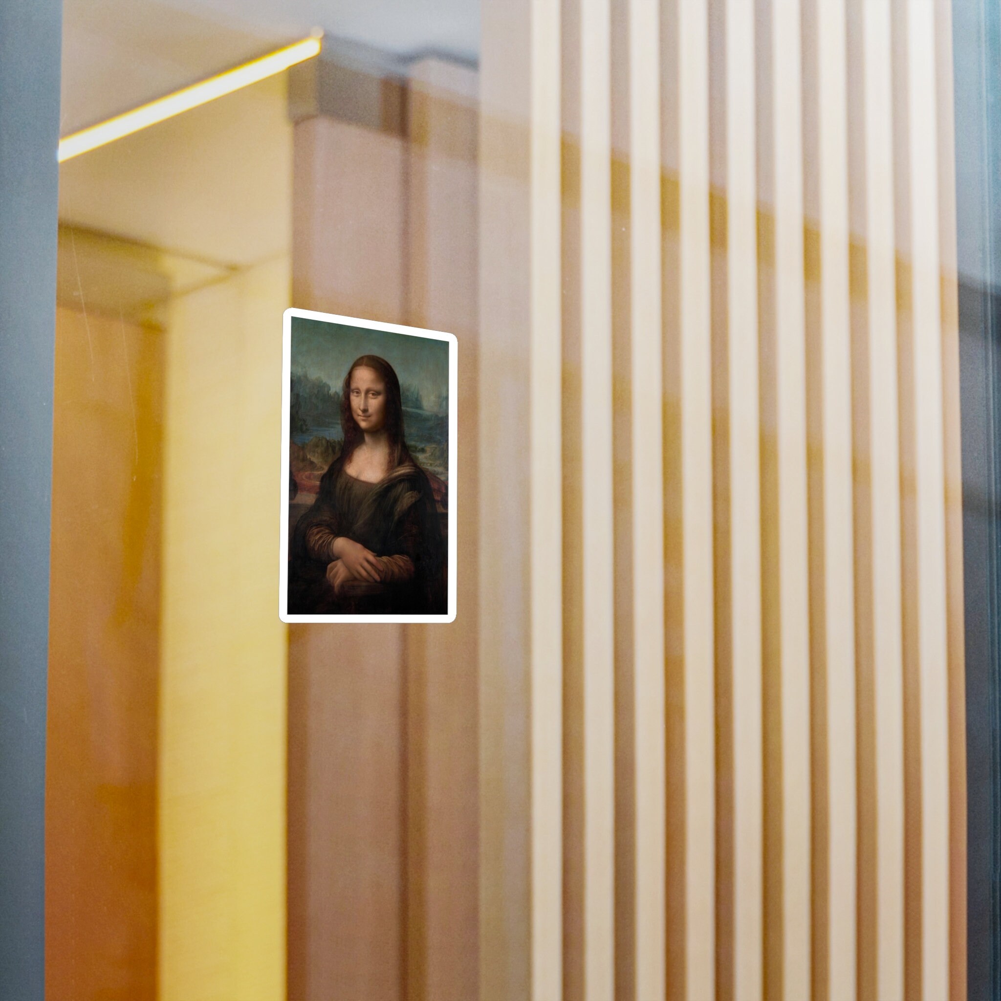 Mona Lisa, Da Vinci - 3 X 4 Inch Vinyl Decal - Etsy