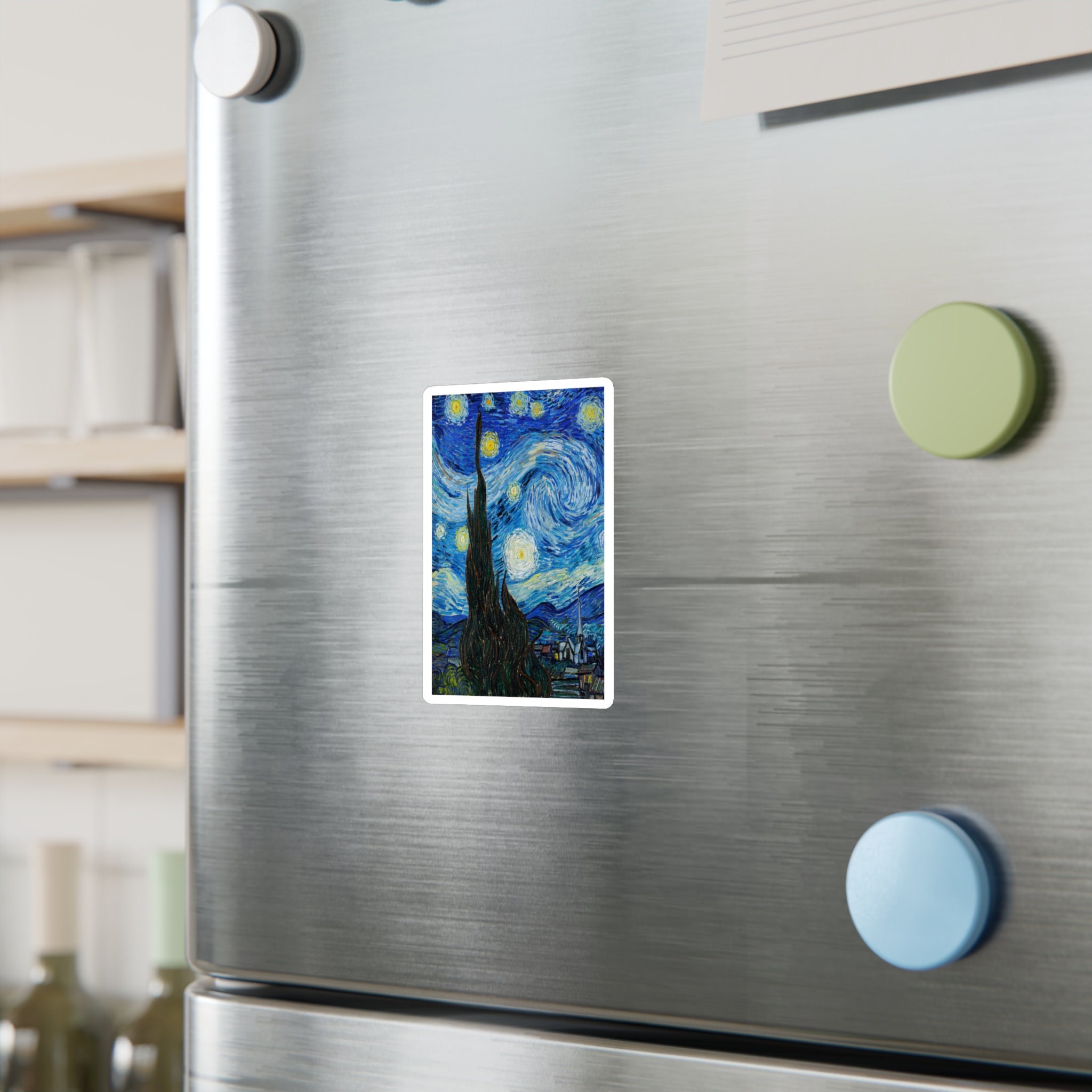 Starry Night, Van Gogh - Vinyl Decal - Etsy