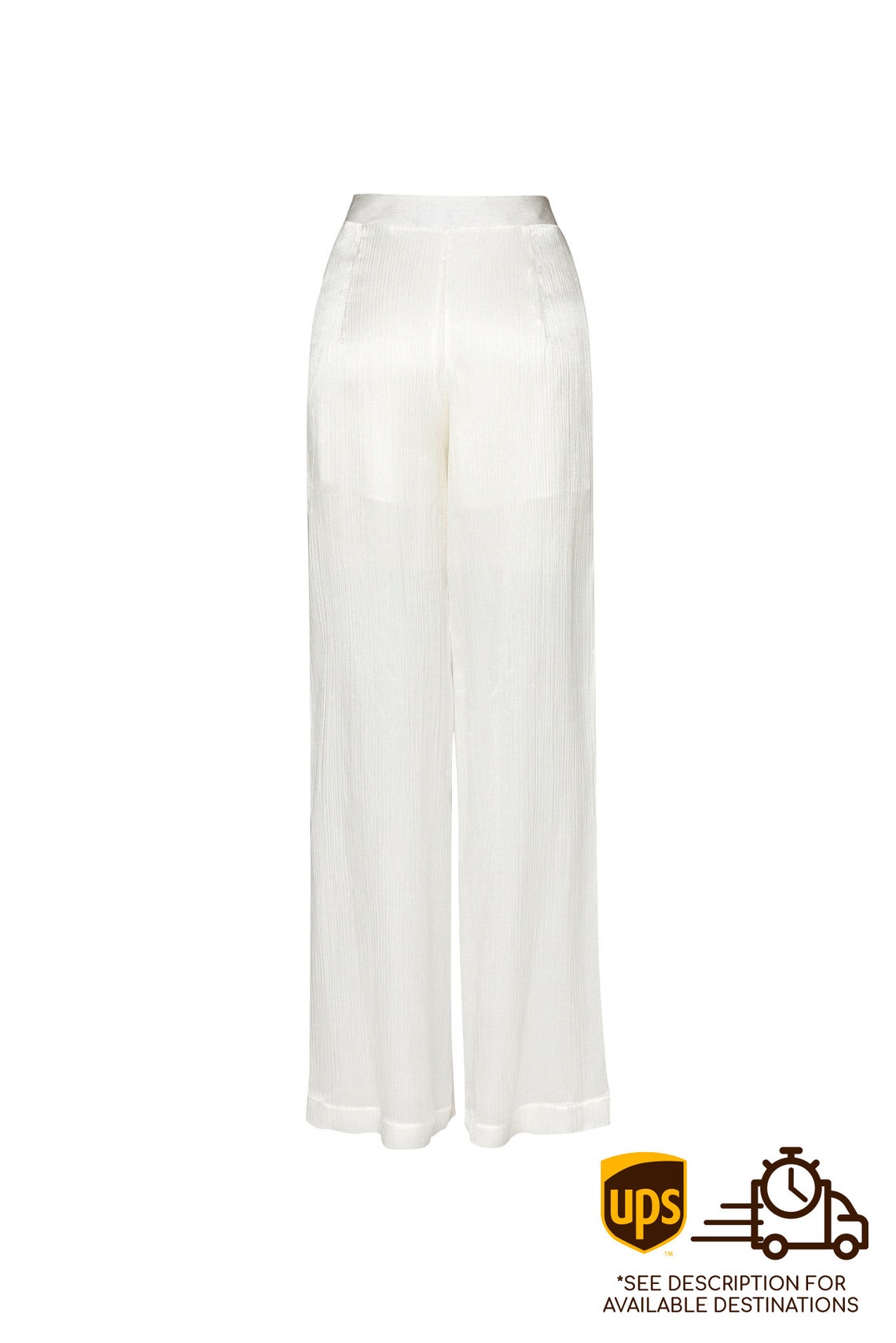 White Silk Palazzo Pants Long Tall Women Wide Leg Pants - Etsy