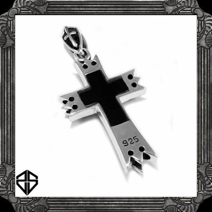 Sterling Silver Old World Bishops Cross Pendant - Etsy