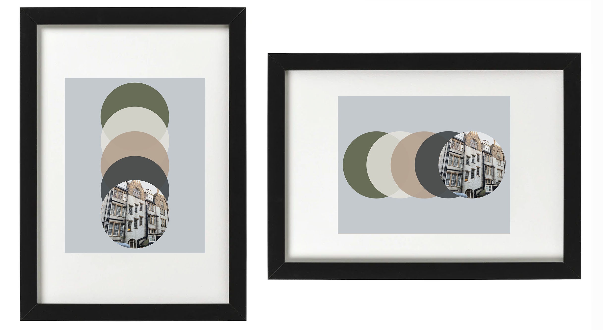 Edinburgh Print. Scottish Color Palette Art. - Etsy