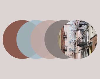 Boston Color Palette Print - Etsy