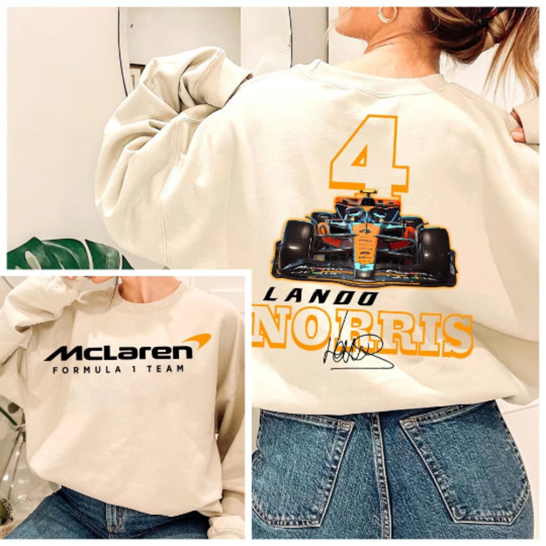 Lando Norris Formula One Hoodie, F1 Two Sides Sweatshirt, Lando Norris ...