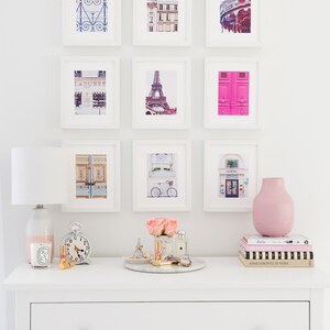 Set of Paris Prints, Paris Desk Photo Prints Set, Paris Wall Art Set ...
