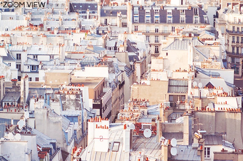 French Rooftop Photography Pictures of Paris Paris Wall Art - Etsy