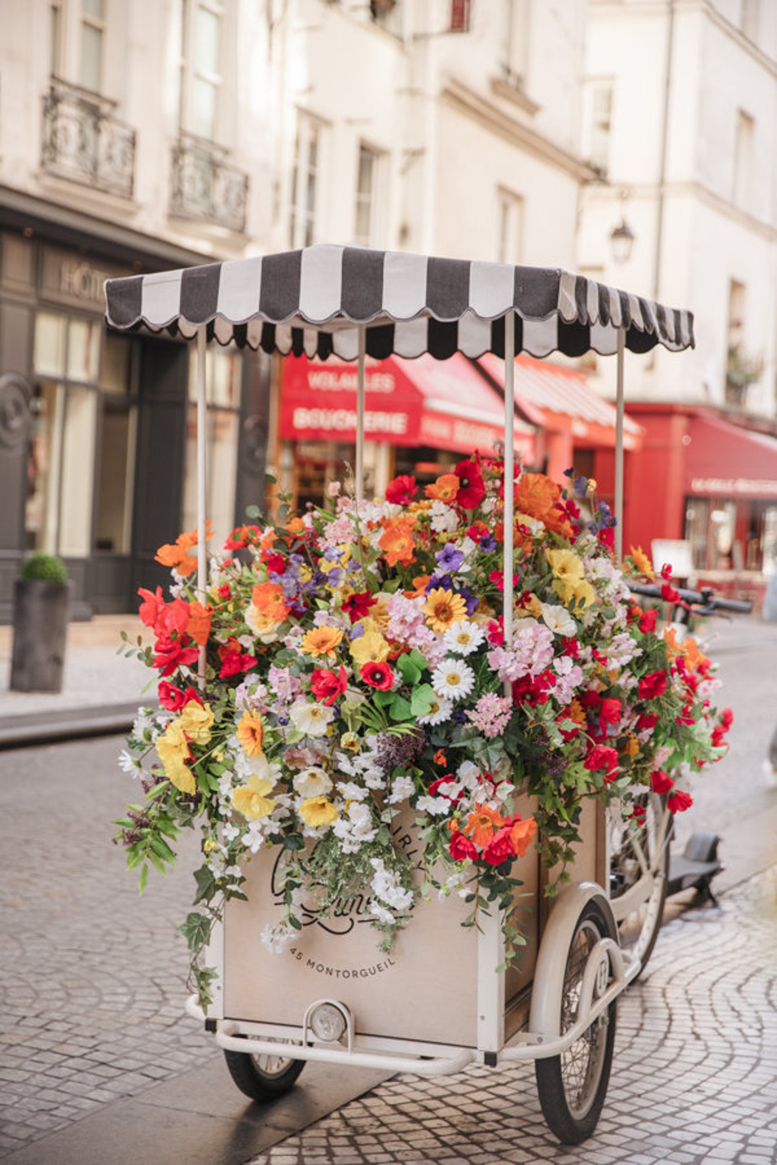 Flower Cart Wall Photo - Etsy