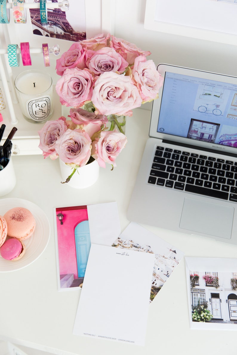 Set Of Paris Prints Paris Desk Photo Prints Set Paris Wall | Etsy