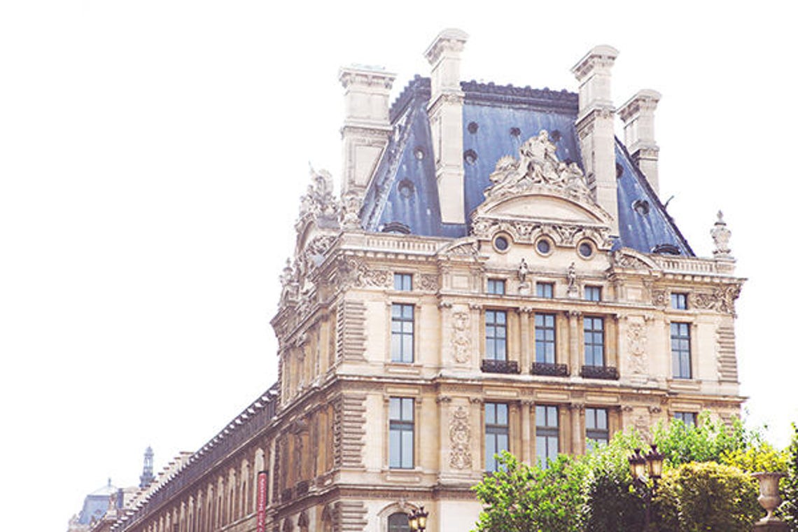 Louvre Wall Art French Building Photography Pictures of - Etsy Canada
