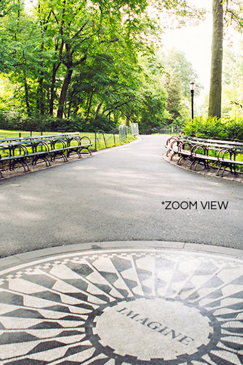 Imagine Central Park Print, New York Houses Print, New York Wall Art ...