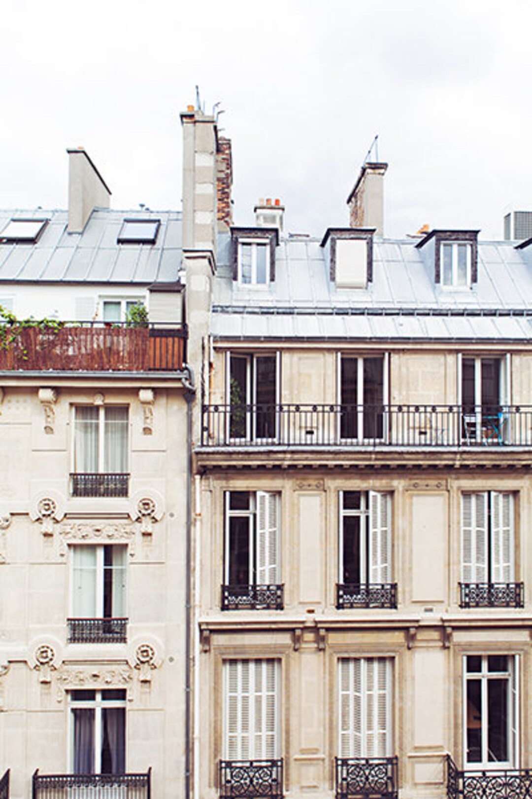 Paris Terraced House Photo Print, French Building Photography, Pictures ...