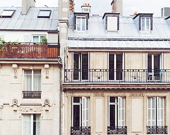 Pictures of Paris Houses Paris Terraced House Photography | Etsy