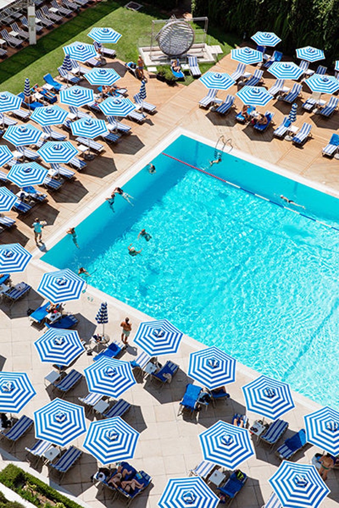 Swimming Pool Print, Photos of Greece, Swimming Pool Photography, Pool ...