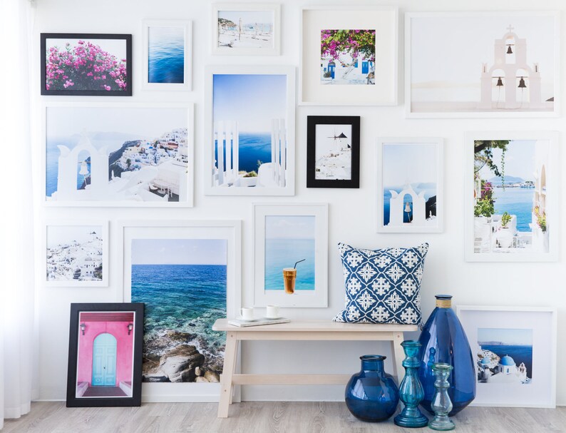 Greece Photography, Prints of Greek Houses, Greece Village Print ...