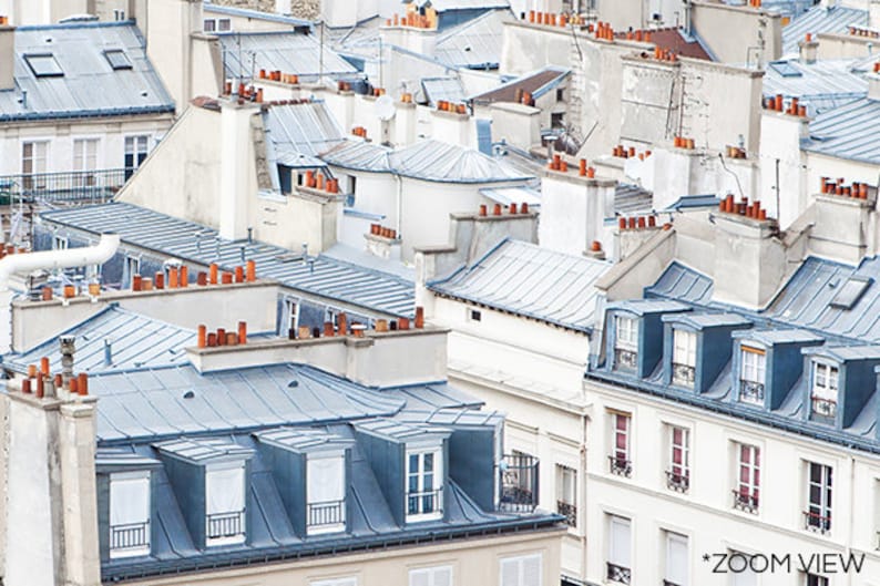 Pictures of Paris, French Rooftop Photography, Paris Wall Art, Paris ...
