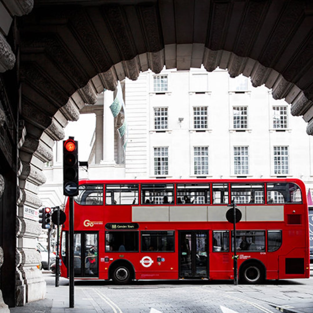 London Bus Wall Art, Romantic London Photography, London Red Bus Photos ...