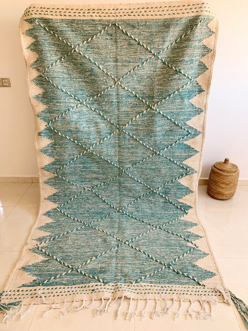 Kilim Moroccan Berber Handmade Flat Weave Rug - Etsy