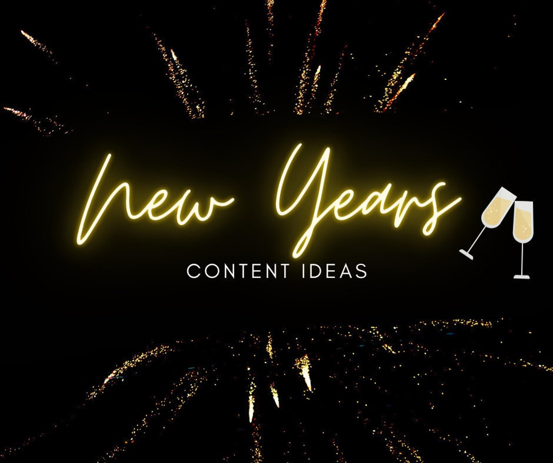 Onlyfans New Years Content Ideas | New Years | NYE | Onlyfans - Etsy